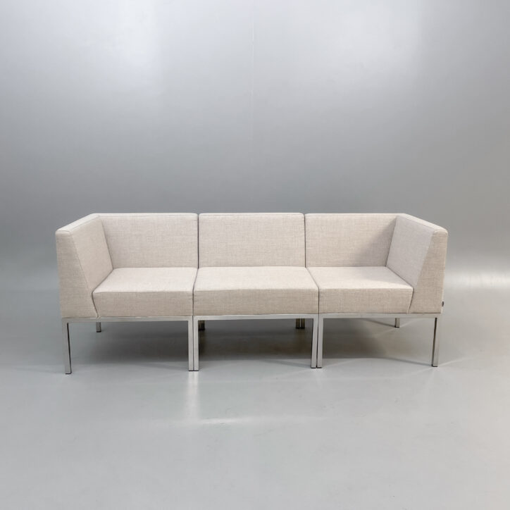 Begagnad modulsoffa från Martela, i beige tyg - Rekomo.se